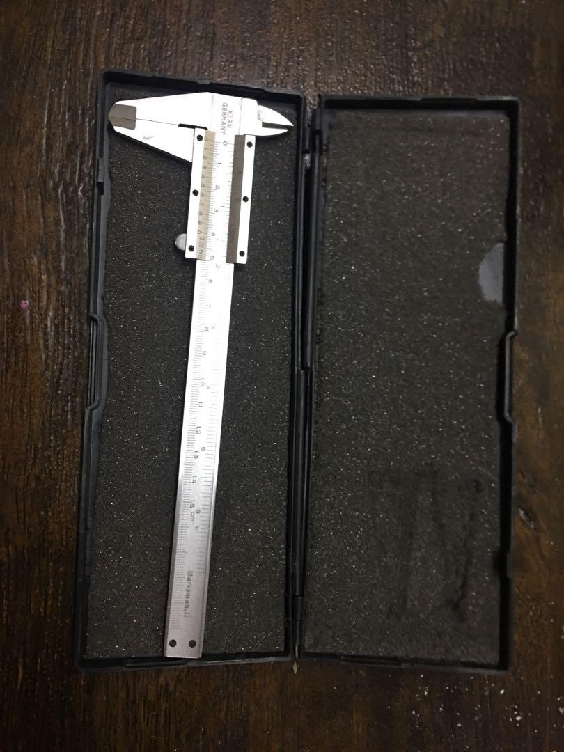 KERN HEAVY DUTY STAINLESS STEEL VERNIER CALIPER 150MM 6in, Auto ...