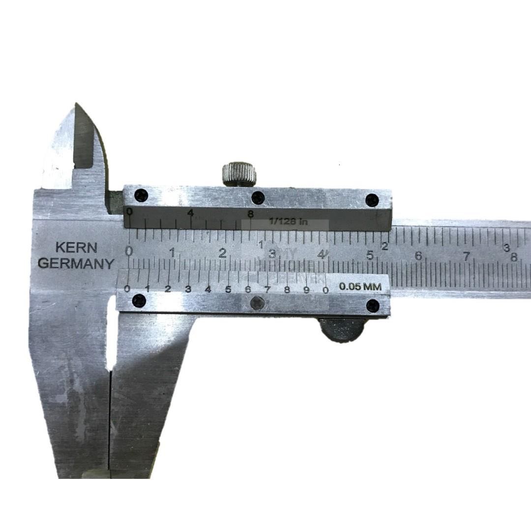 KERN HEAVY DUTY STAINLESS STEEL VERNIER CALIPER 150MM 6in, Auto ...