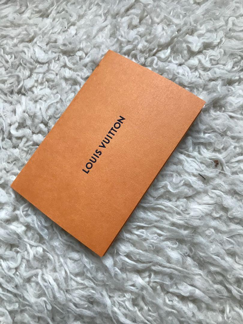 louis vuitton nota belanja envelope amplop receipt Book Card knowledge ...