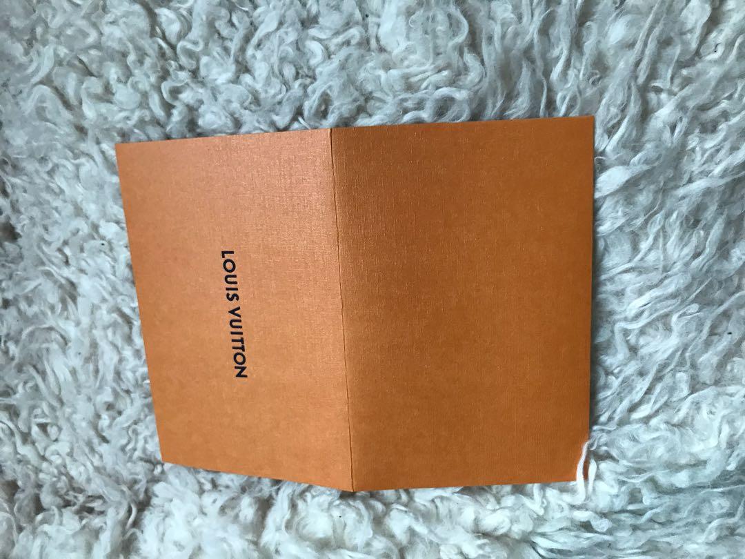 louis vuitton nota belanja envelope amplop receipt Book Card knowledge ...