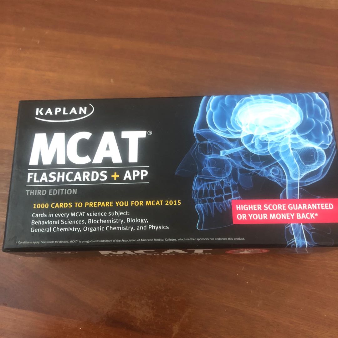MCAT flash cards, Hobbies & Toys, Books & Magazines, Assessment Books ...