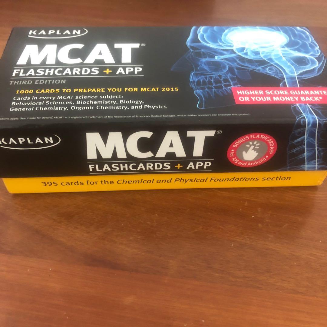 MCAT flash cards, Hobbies & Toys, Books & Magazines, Assessment Books ...