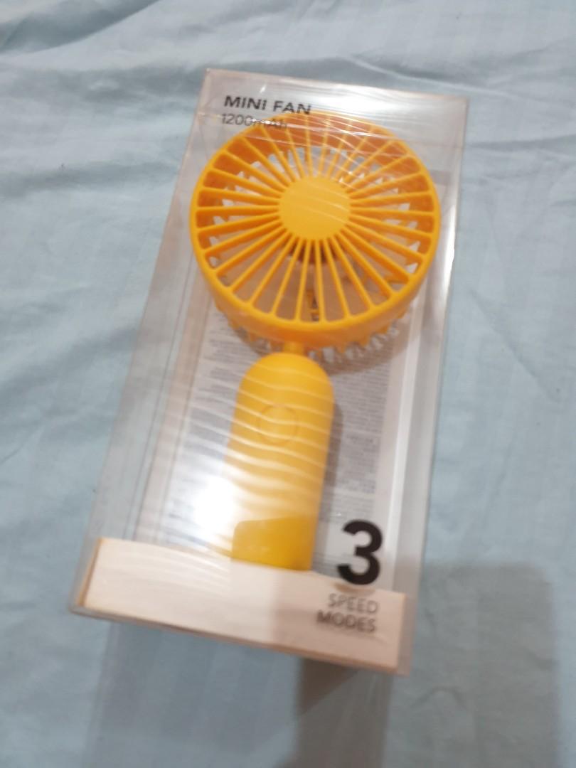 Miniso Mini Fan, Furniture & Home Living, Lighting & Fans, Fans on ...
