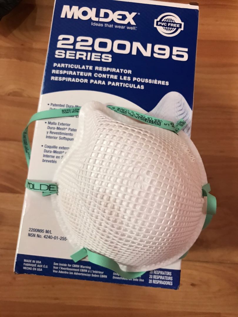 Moldex n95 particulate respirator, Furniture & Home Living, Cleaning ...