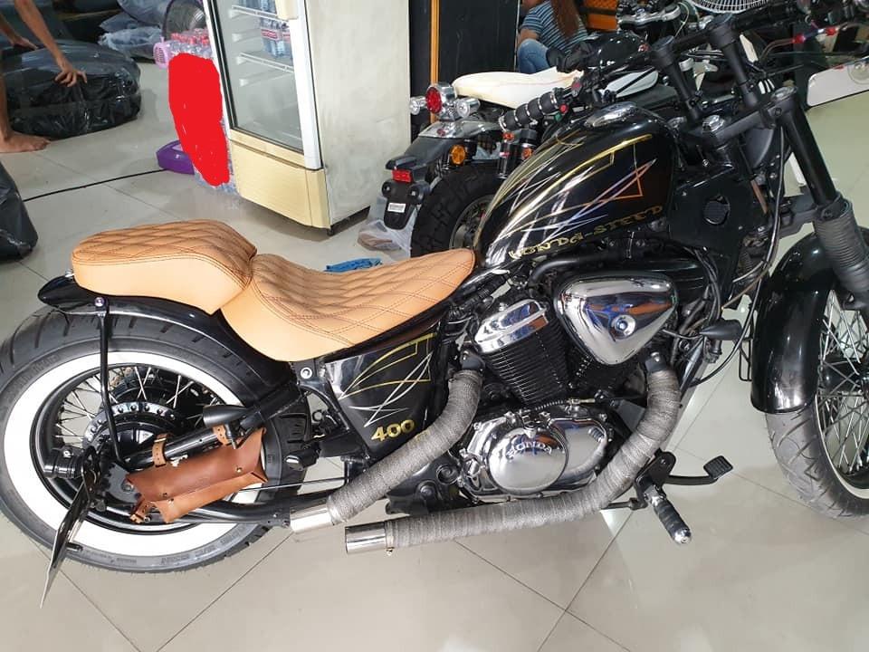 Honda Steed 400 độ Cafe Racer | Reviewmotors.co
