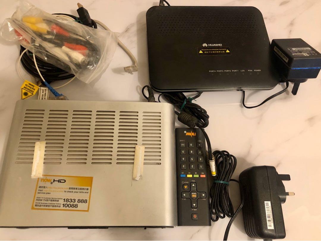 Now TV 機頂盒 Router Huawei HG8040, 家庭電器, 電視 & 其他娛樂, 串流媒體及集線器 - Carousell