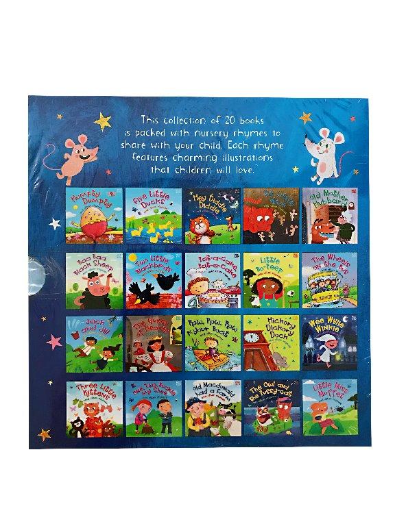 Nursery Rhymes Treasury Box Set (20 Books), Books & Stationery ...