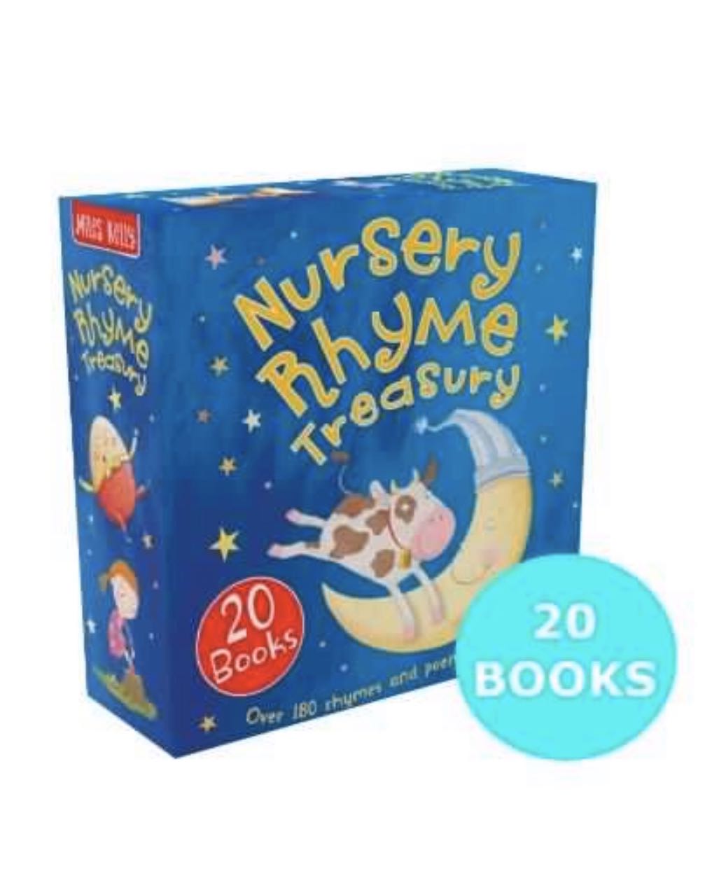 Nursery Rhymes Treasury Box Set (20 Books), Books & Stationery ...