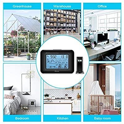 Oritronic Meteotime Digital Weather Station with Outdoor Indoor Sensor ...