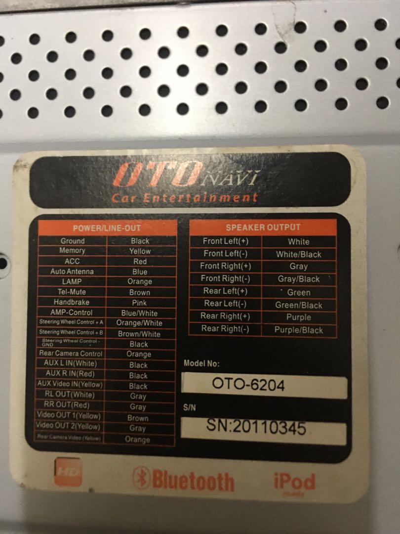 OTO NAVI CAR RADIO CD PLAYER, Auto Accessories on Carousell