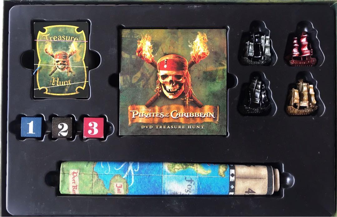 Pirates of the Caribbean Treasure hunt boardgame, Hobbies & Toys, Toys ...