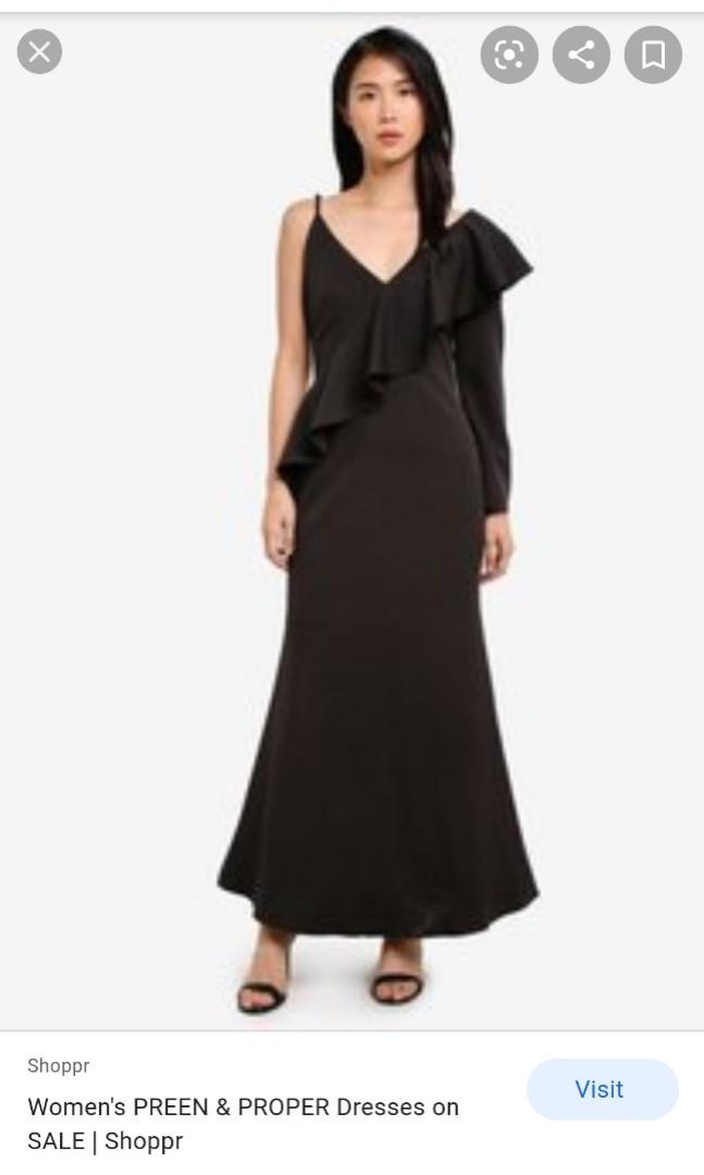 Preen and proper Asymmetric Maxi Mermaid, Women's Fashion, Dresses ...