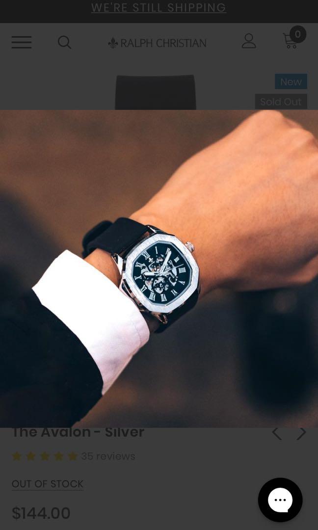 Ralph Christian Automatic Avalon Silver Men’s Watch, Mobile Phones ...