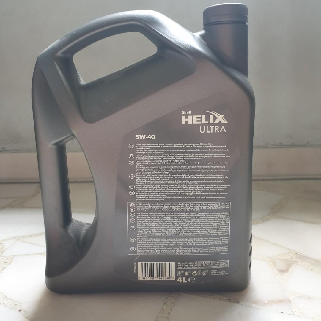Shell Helix Ultra 5W-40 (4 litres), Car Accessories, Accessories on ...