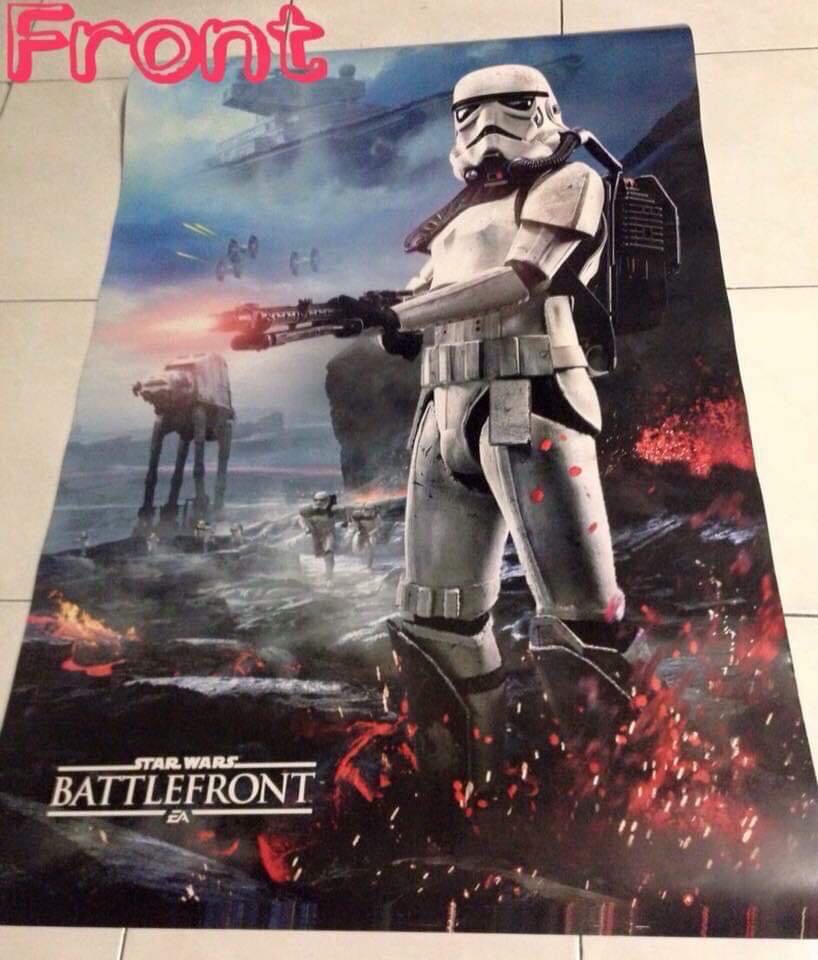 Star Wars Battlefront Poster for sale, Hobbies & Toys, Stationary ...