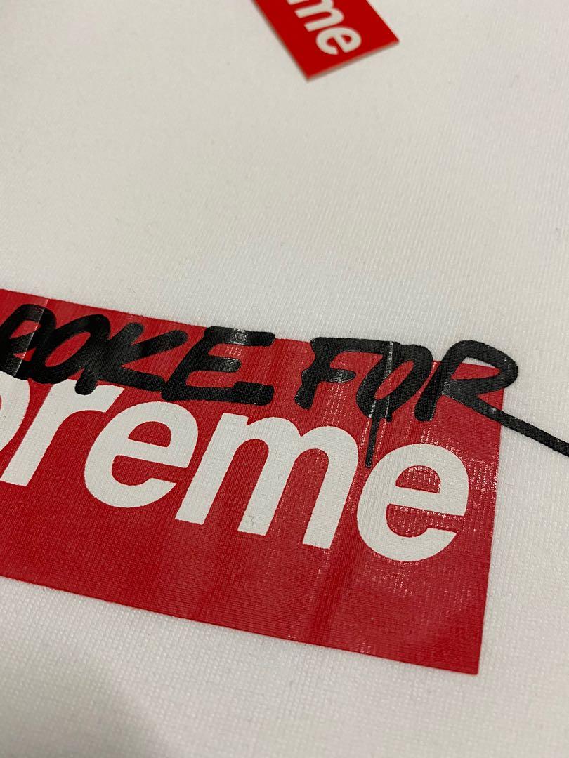 Supreme x Muschi Kreuzberg “Too broke”TEE (HK AAA), Men's Fashion ...