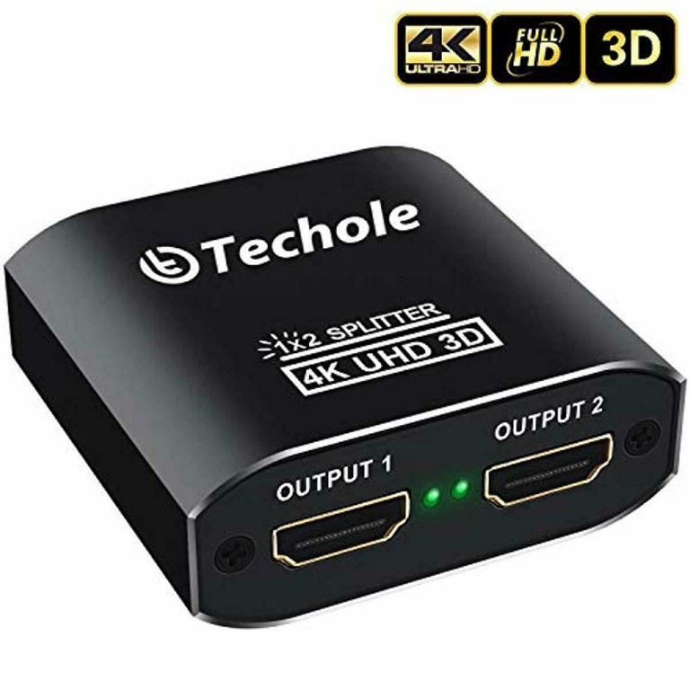 #357 Techole HDMI Splitter Model : HS306 - Black, Everything Else on Carousell