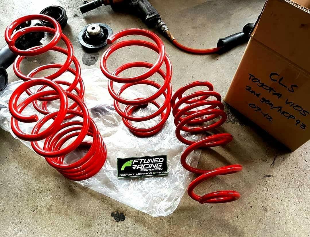 Toyota Vios NCP93 Dugong FTuned Racing CLS Sport Lowered Spring F-Tuned ...