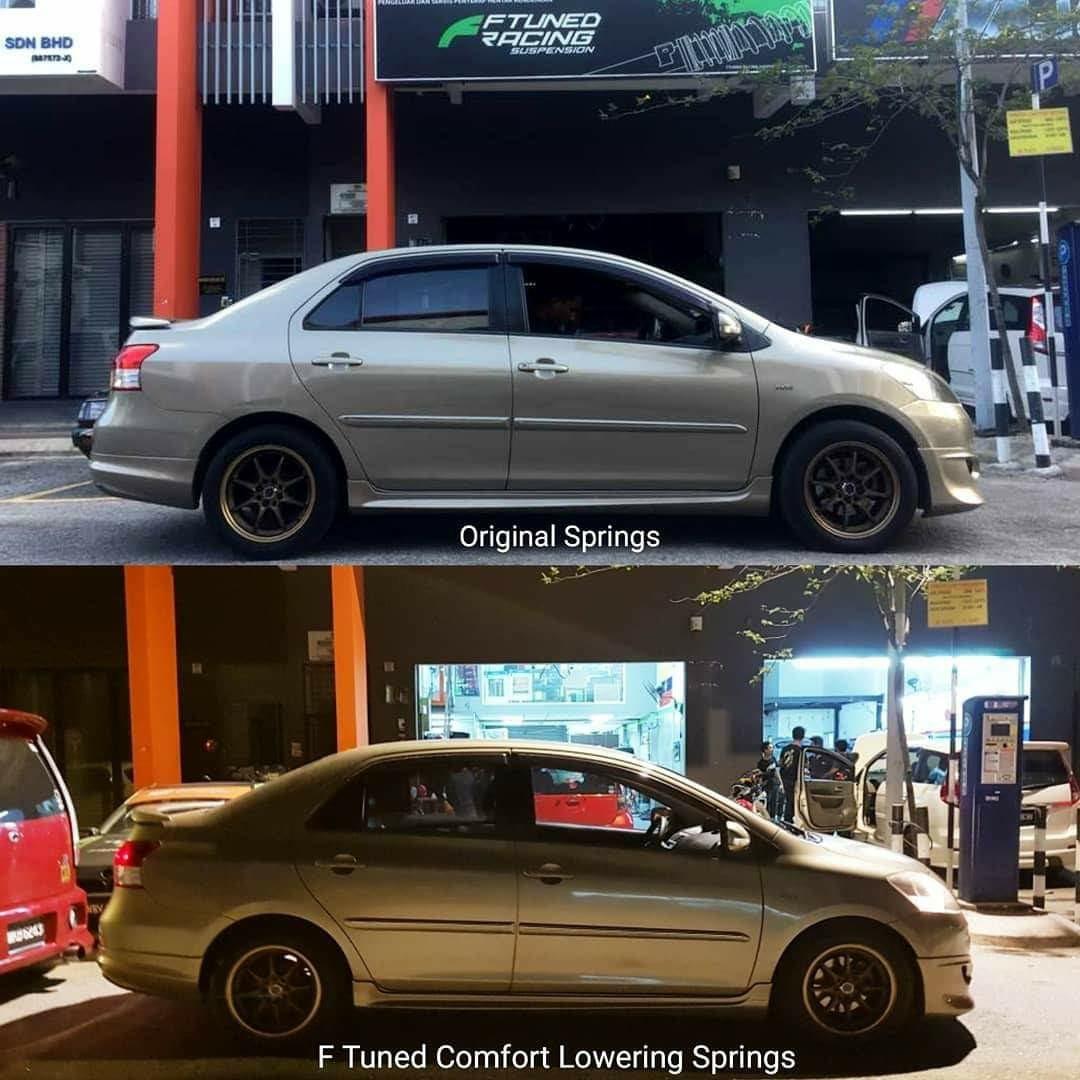Toyota Vios NCP93 Dugong FTuned Racing CLS Sport Lowered Spring F-Tuned ...