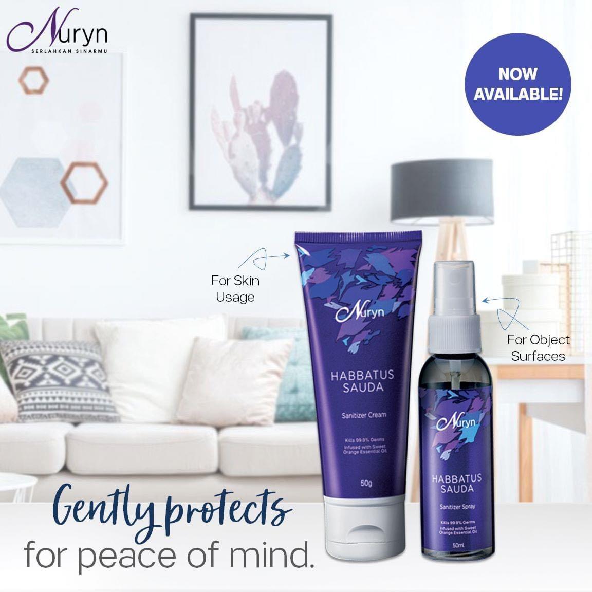 #ILuvPoslaju Tupperware Nuryn Habbatus Sauda Sanitizer Spray 50ml ...