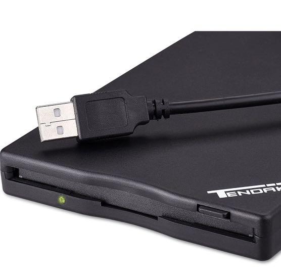 USB Floppy Drive, Clpotziz 3.5" USB 2.0 Floppy Disk Drive Portable ...