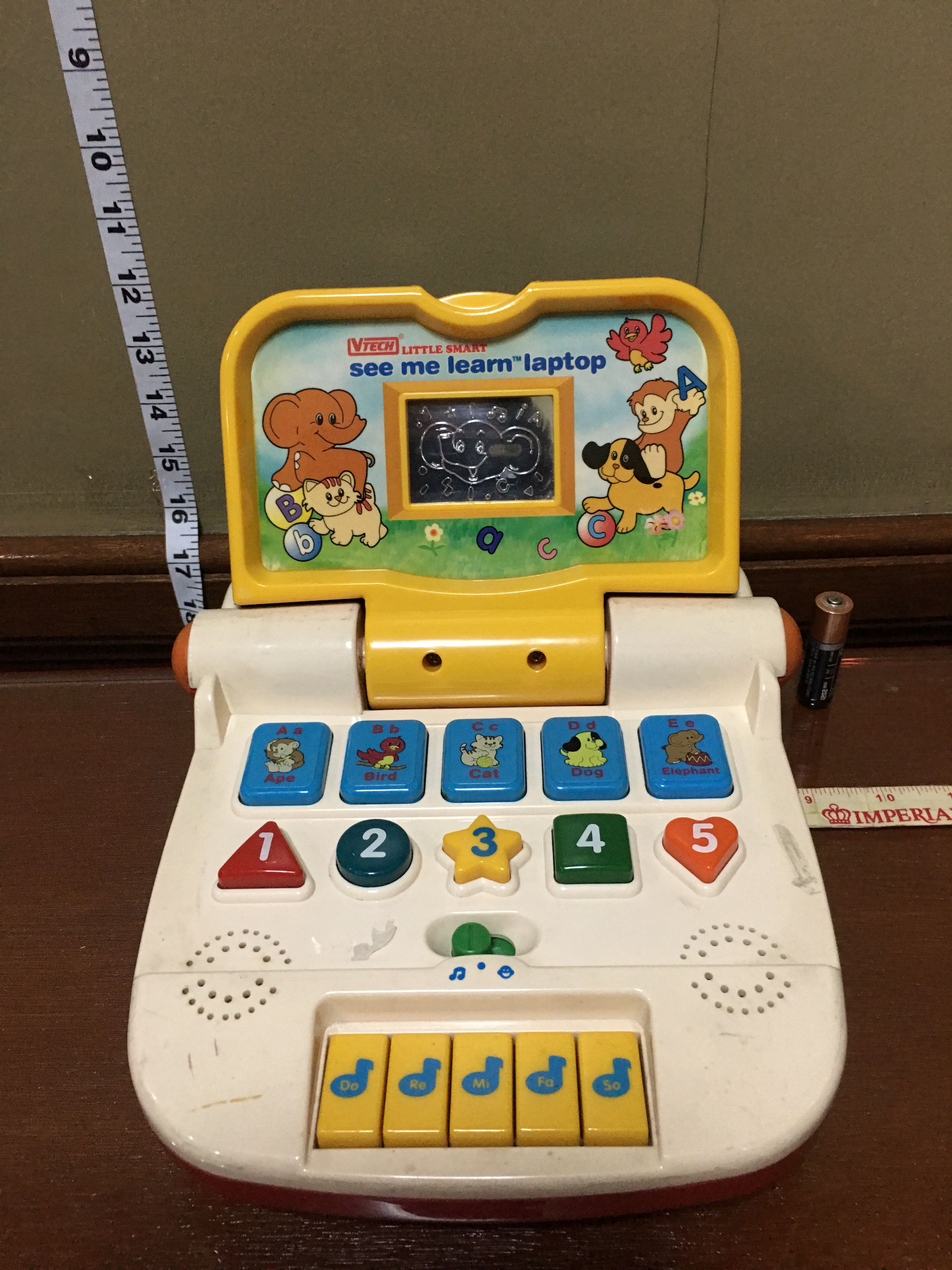 Vtech Little Smart Learn Carry Laptop - PreLoved, Hobbies & Toys, Toys ...