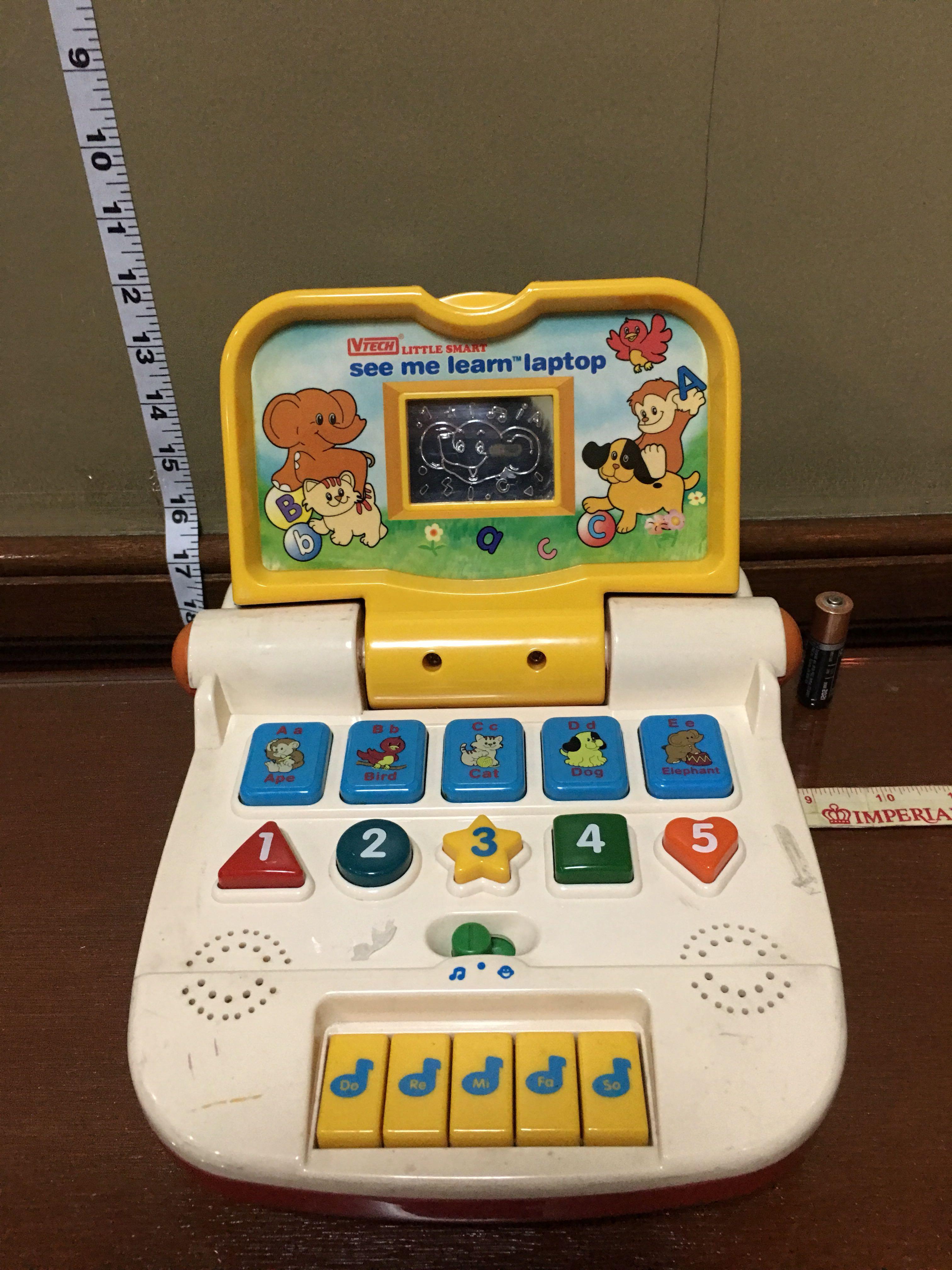 Vtech Little Smart Learn Carry Laptop - PreLoved, Hobbies & Toys, Toys ...