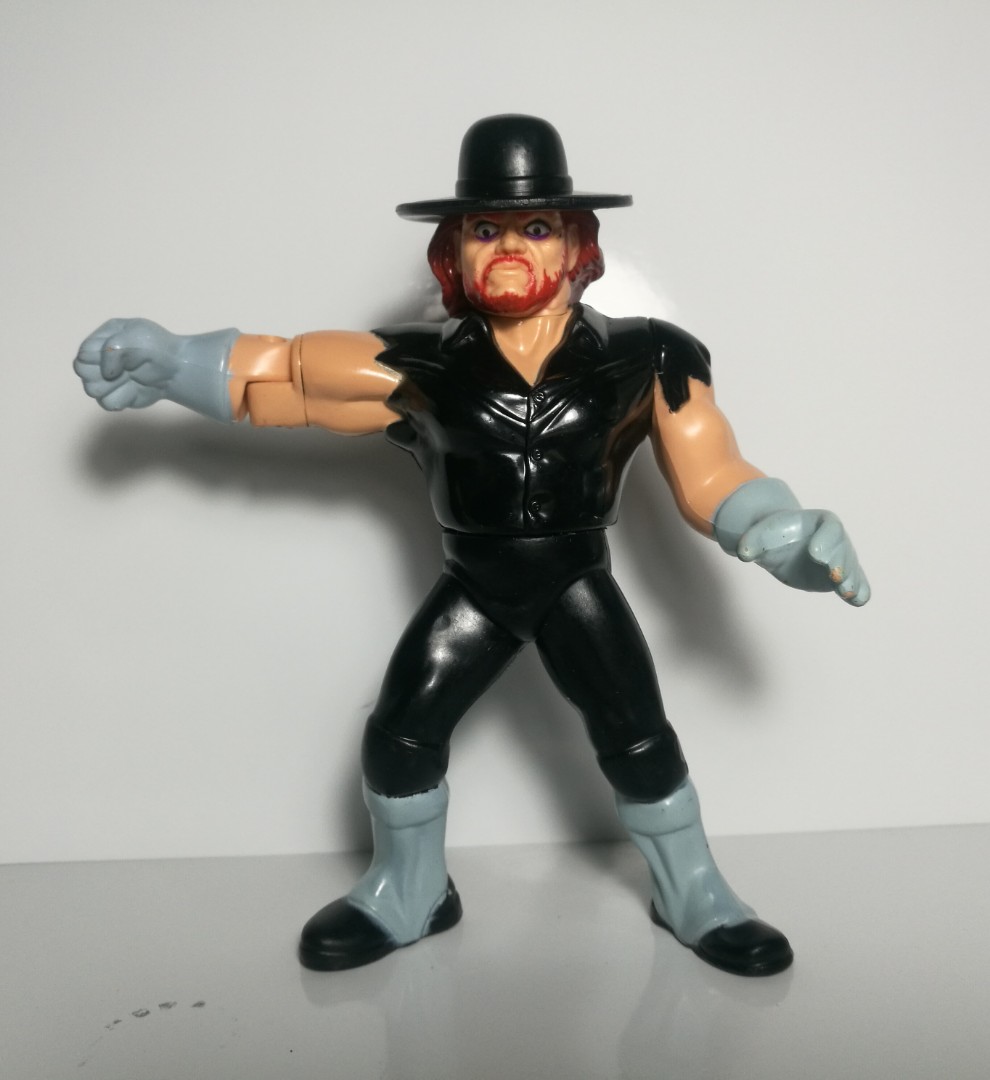 WWF THE UNDERTAKER Red Hair Action Figure / VINTAGE Hasbro 1991 Rare ...