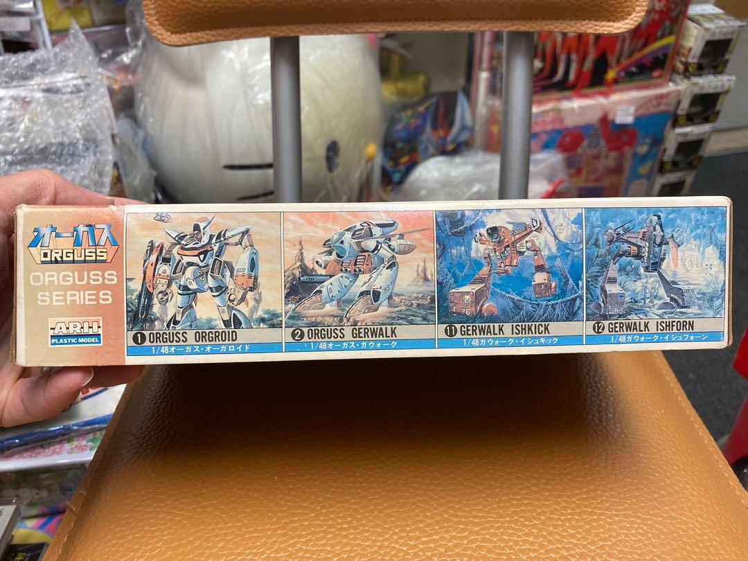 80年代 ARII 超時空世紀 ORGUSS 1/48 GERWALK ISHFORN 模型 有井製作所 未組裝（15873P), 興趣及遊戲 ...