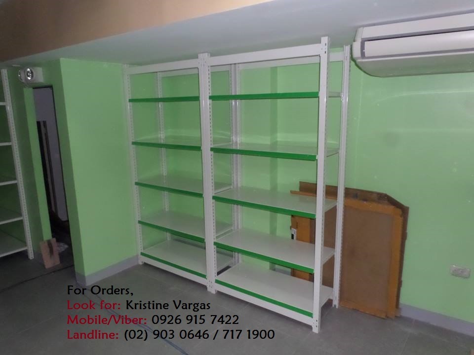 Adjustable steel shelves - open steel rack, Furniture & Home Living ...