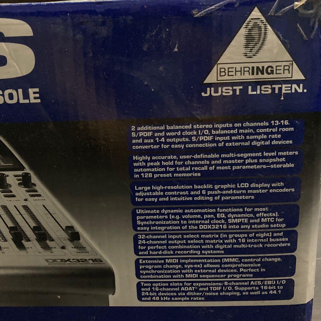 Behringer DDX3216, Audio, Soundbars, Speakers & Amplifiers on Carousell