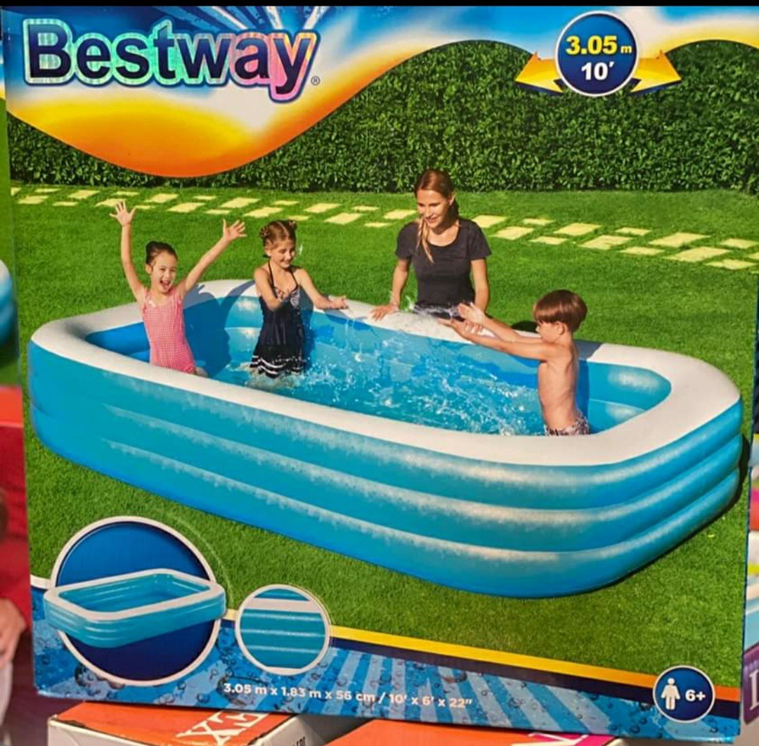 Bestway Rectangular Inflatable pool, Hobbies & Toys, Toys & Games on ...