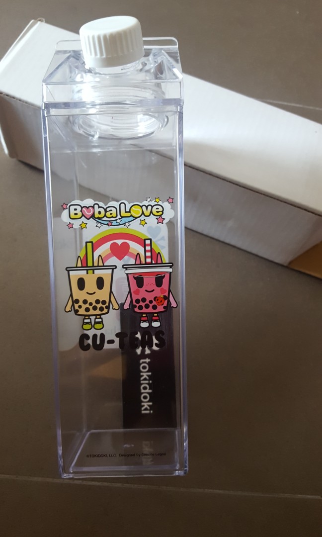 BOBA TOKI DOKI BUBBLE TEA WATER BOTTLE, Everything Else on Carousell