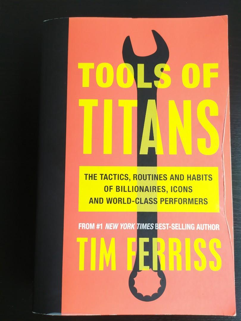 Book: Tools of Titans by Tim Ferris, Hobbies & Toys, Books & Magazines ...