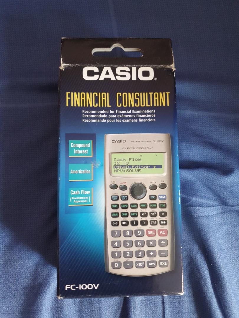Casio financial calculator, Computers & Tech, Office & Business ...