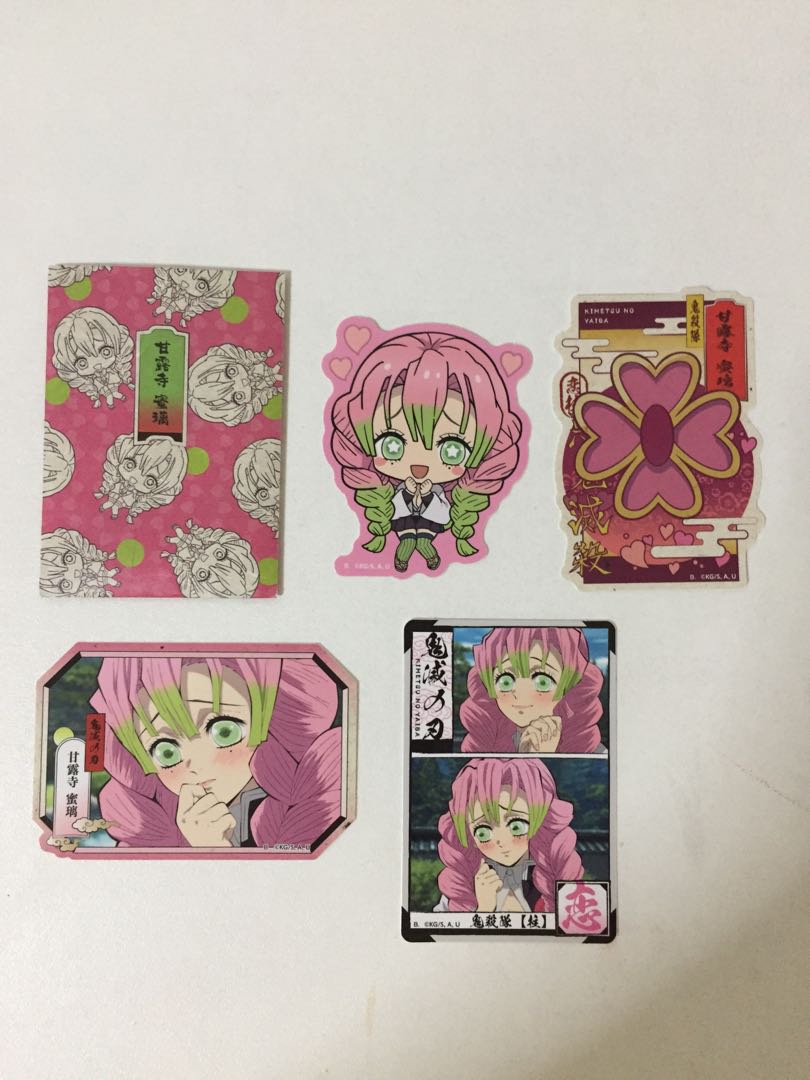 Mitsuri Kanroji Stickers, Hobbies & Toys, Memorabilia & Collectibles ...