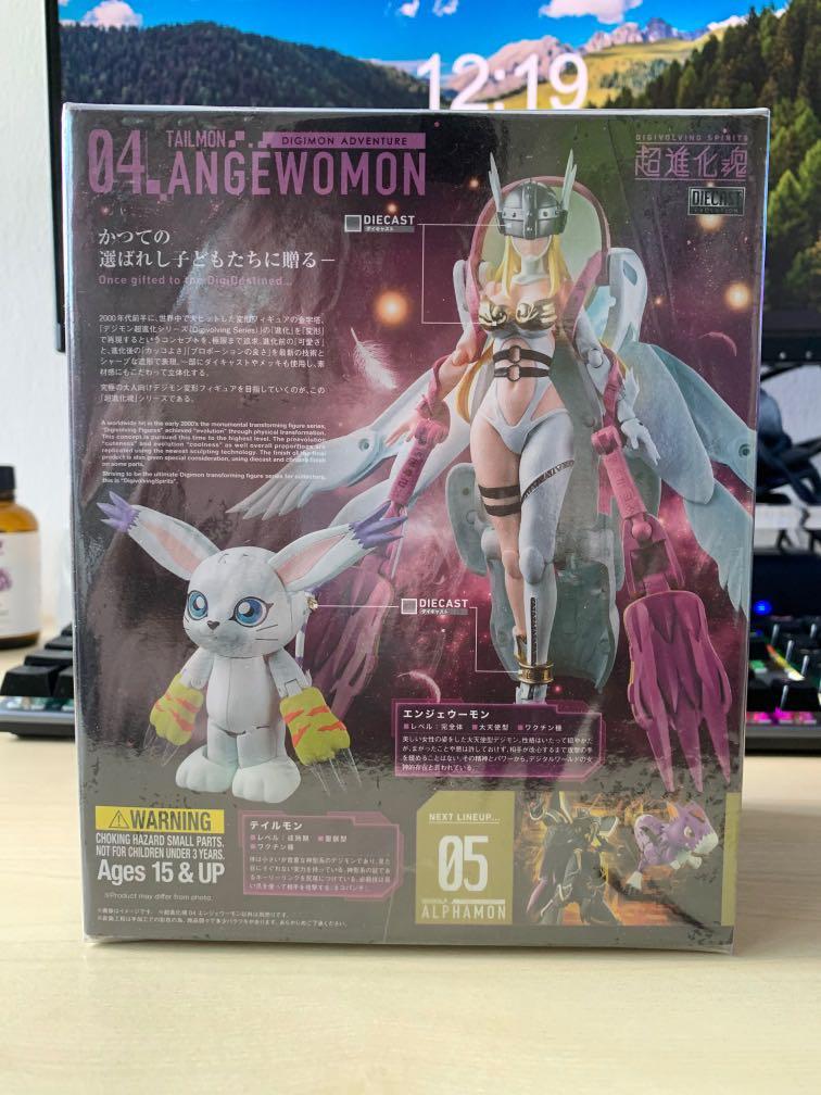 Digimon - Tailmon & Angewomon, Toys & Games, Bricks & Figurines on ...