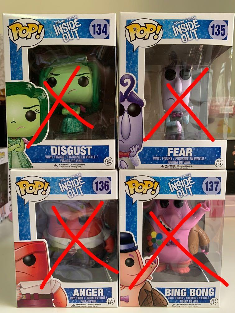 Disney Pixar Inside Out Funko Pop, Hobbies & Toys, Toys & Games on ...