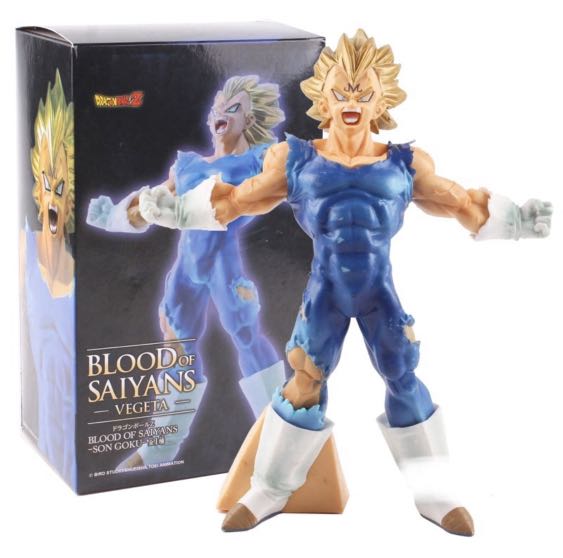Dragon Ball Z figure Blood of saiyans Vegeta PVC figurine, Hobbies ...