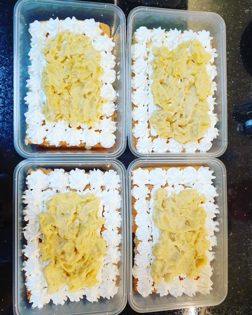 MSW Durian box cake, Food & Drinks, Homemade Bakes on Carousell