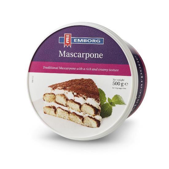 EMBORG MASCARPONE CHEESE 500g, Food & Drinks, Homemade Bakes on Carousell