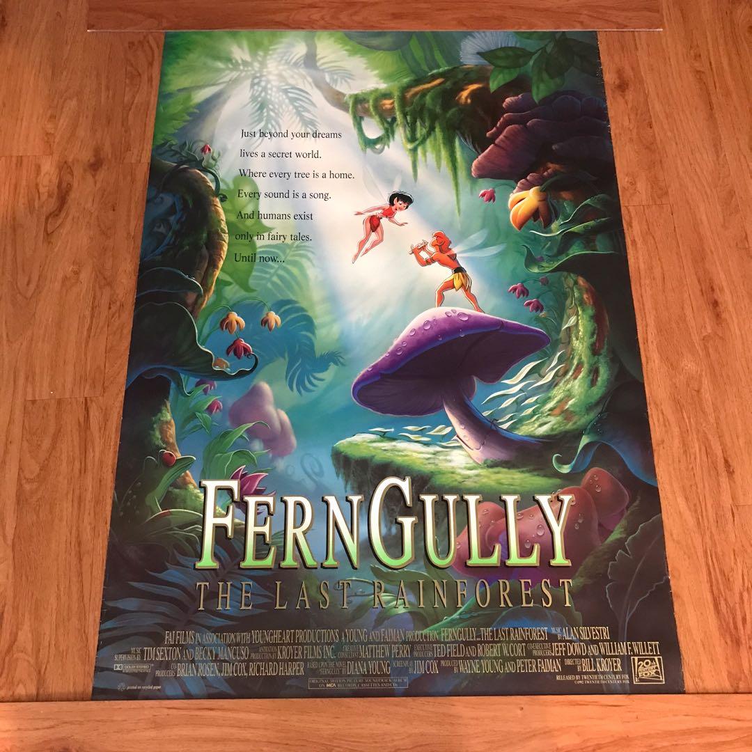 Fern Gully Movie Poster, Hobbies & Toys, Stationery & Craft, Art ...