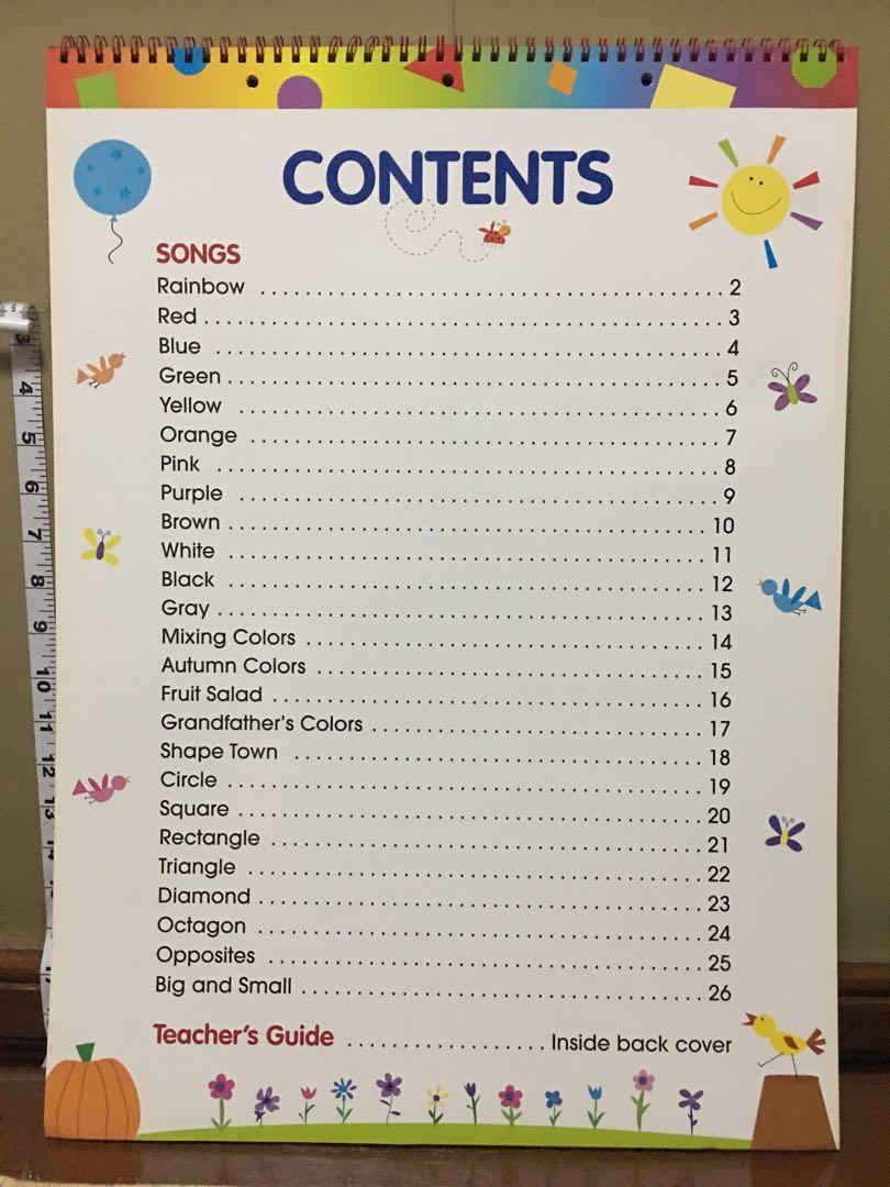 Giant Learning Flip Chart CD - Early Concepts Sing Along - Scholastic ...