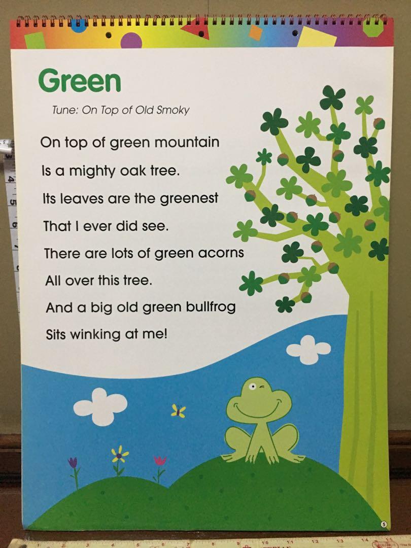 Giant Learning Flip Chart CD - Early Concepts Sing Along - Scholastic ...