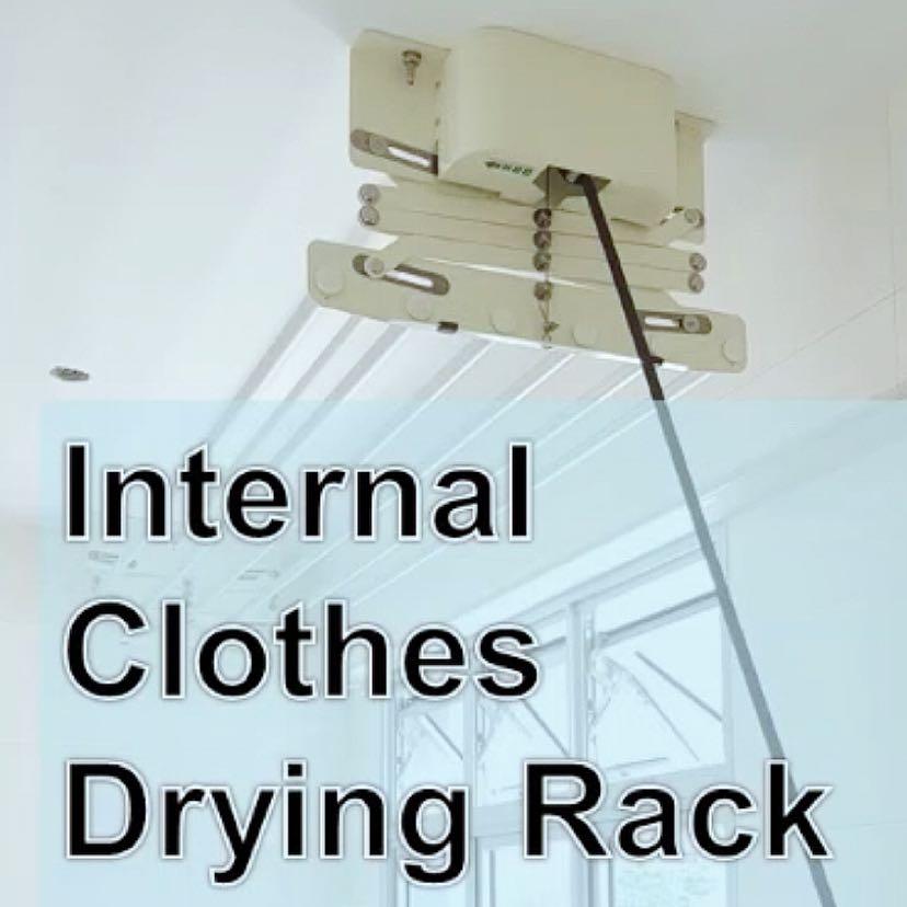 HDB Clothes Drying Rack, Furniture & Home Living, Bathroom & Kitchen ...
