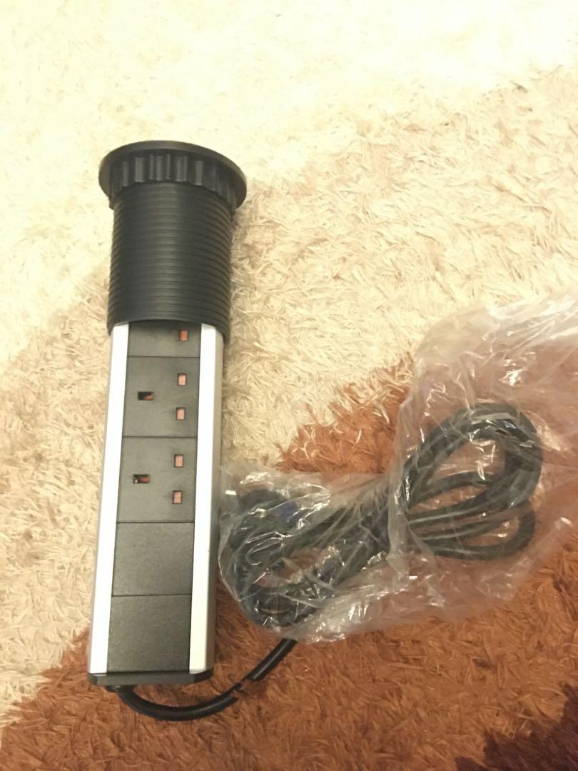 Hidden table TOP power sockets, TV & Home Appliances, Electrical ...