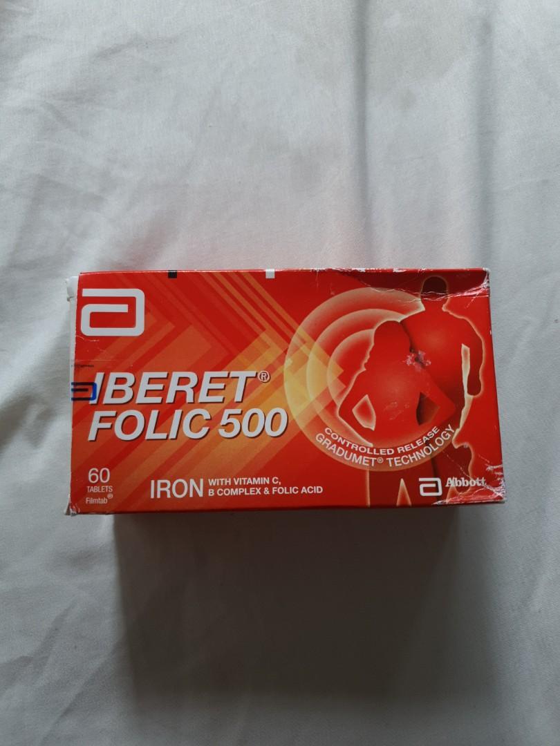Iberet Folic 500, Babies & Kids, Nursing & Feeding, Breastfeeding ...