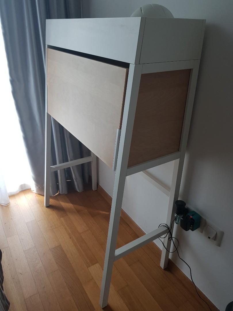 Ikea Study Table (foldable table), Furniture & Home Living, Furniture ...