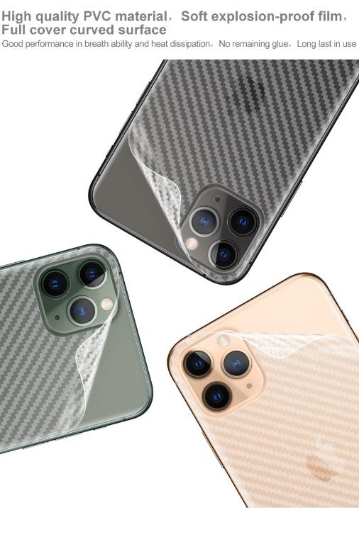 Imak Carbon Fiber Back Film Matte Adhesive Full Coverage, Mobile Phones ...