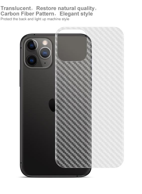 Imak Carbon Fiber Back Film Matte Adhesive Full Coverage, Mobile Phones ...
